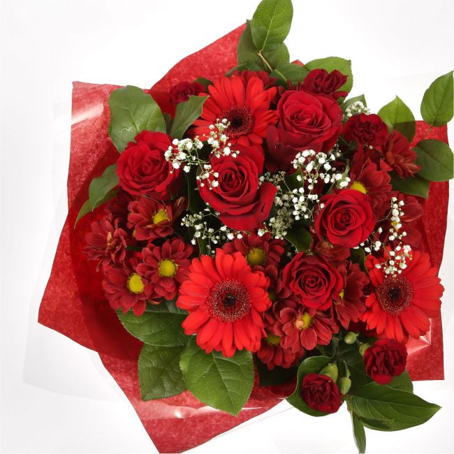 Lavish Red Bouquet – Happy Days Factory